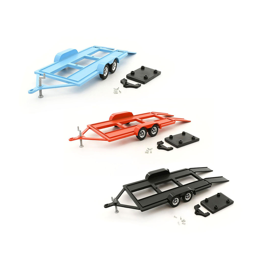 Motormax 1:18 Scale Metal Trailer With Plastic Tow Bar Model Toy Assorted