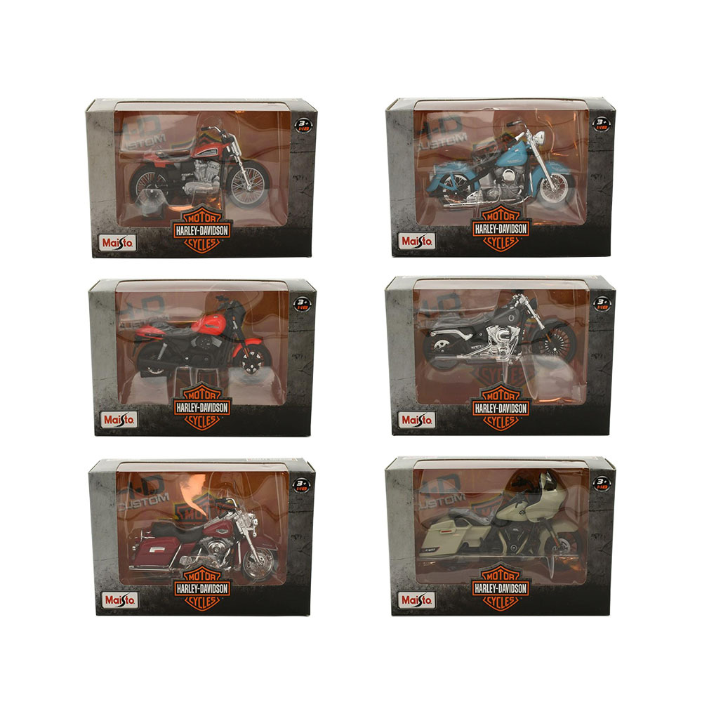 Maisto Licensed 1:18 Scale Harley Davidson Motorcycle Series 40 Model ...