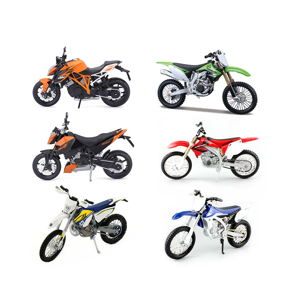 Maisto Licensed 1:12 Scale Motorcycles DirtBikes Assortment