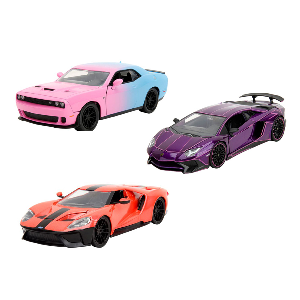 Jada 1:24 Scale Pink Slips Series Diecast Car Assortment